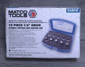 SAM10 MATCO TOOLS Drive Stubby Hex Set
