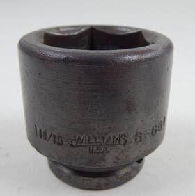 6-654 WILLIAMS Impact Socket Drive Point Vguc